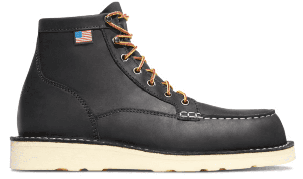 15569 6" Black Steel Toe Bull Run Moc Toe | Work Boot Warehouse